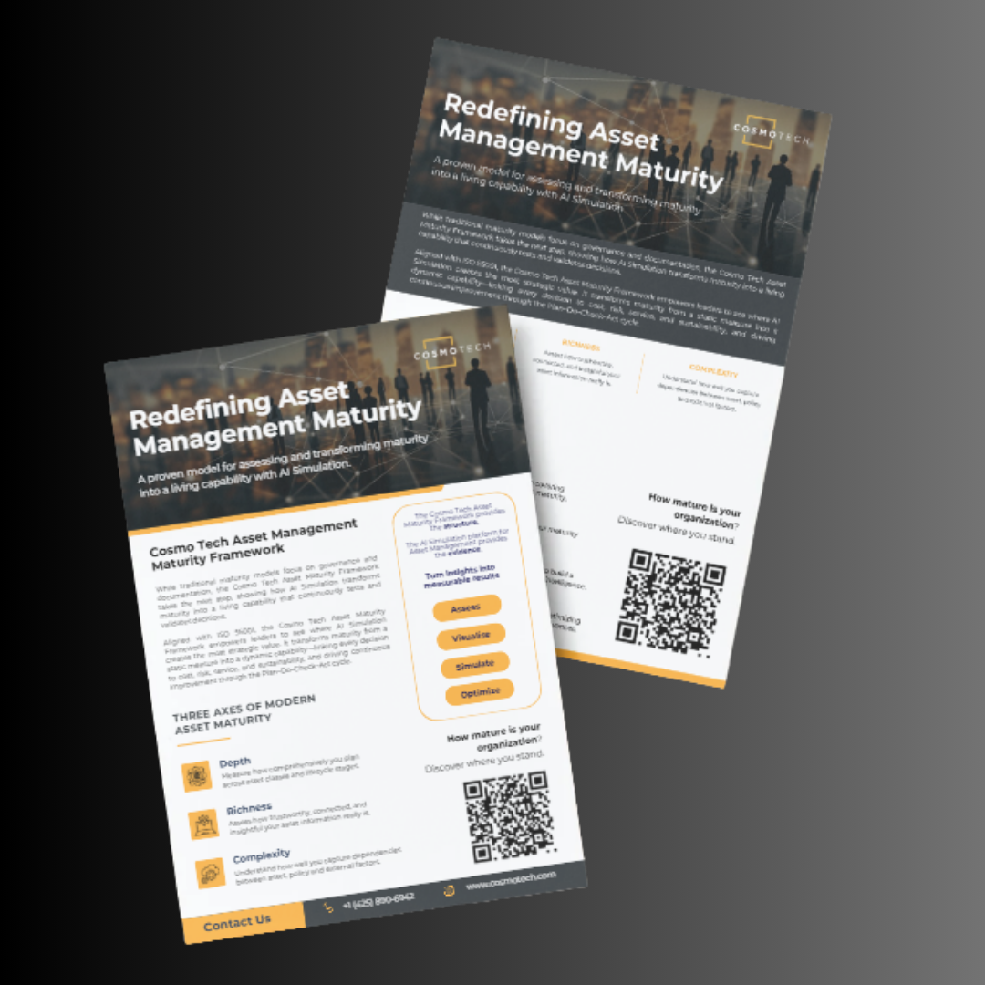 Cosmo Tech Asset Management Maturity Framework - Cosmo Tech